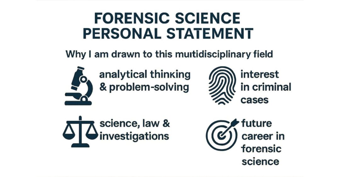 How To Write Criminology & Forensic Science Personal Statement Examples ...